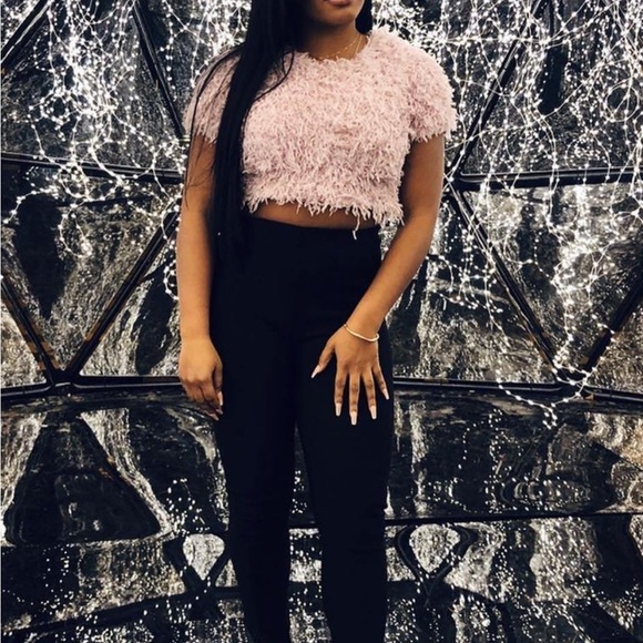 Zara | Tops | Zara Furr Top | Poshmark